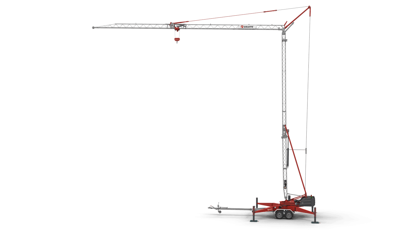 Towable Self-Erecting Crane - APS Equipment