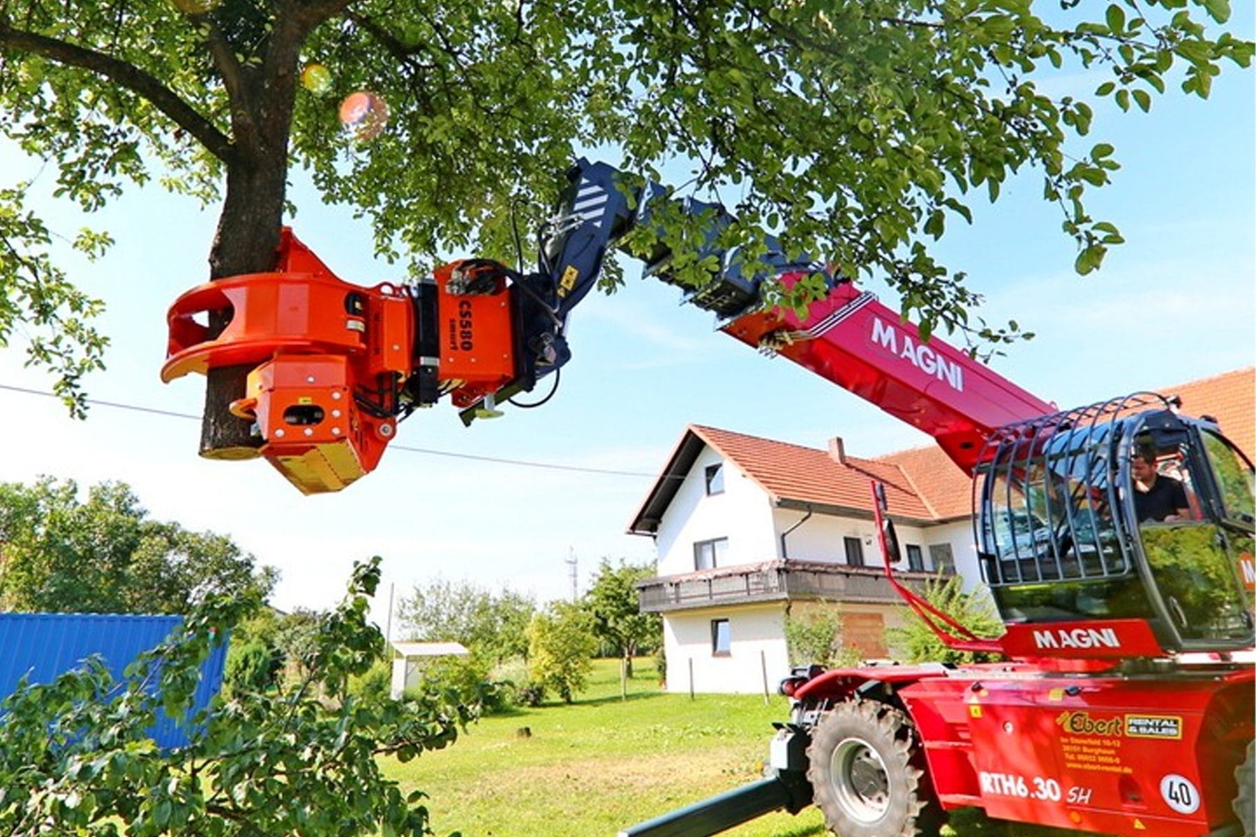 Magni Telehandler with Tree Cutting Attachment – APS Equipment